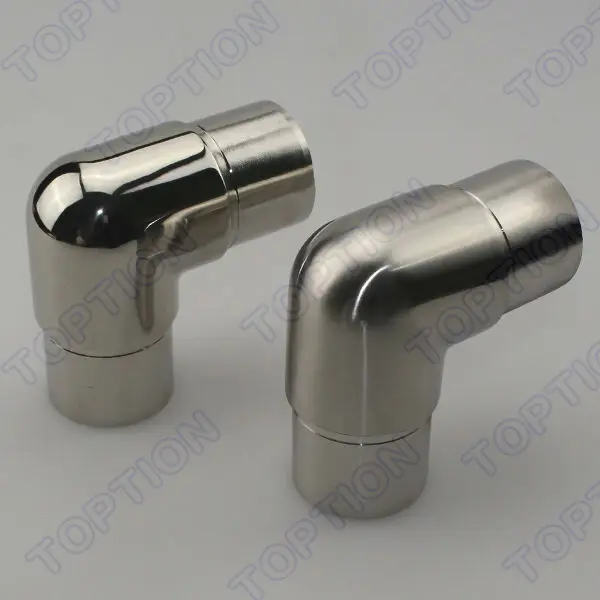 Flush Mirror Stainless Steel Elbow Handrail Tube Joiner Handrail Joint ...