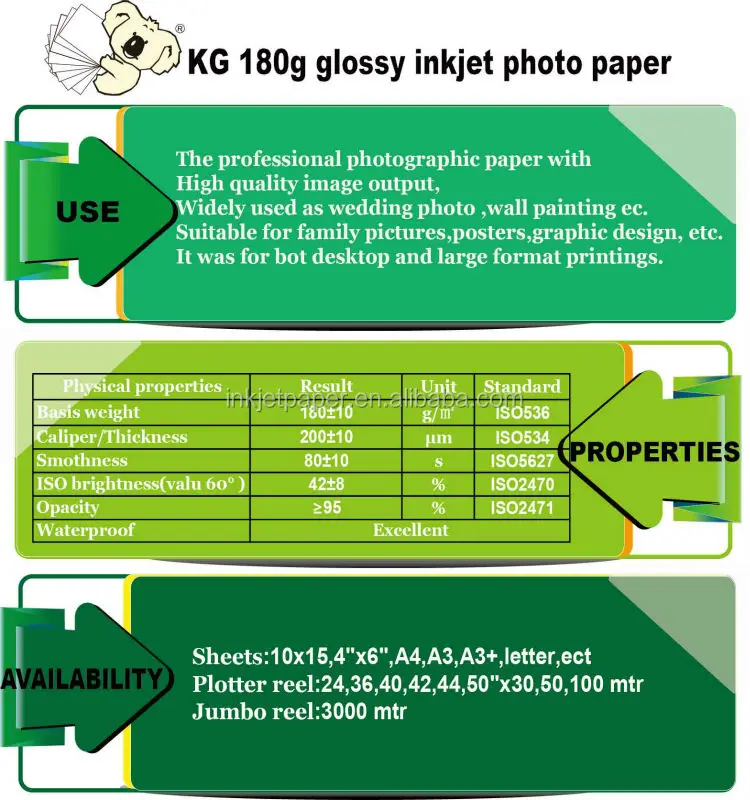 115g - 260g Glossy Photo Paper Manufacture Of Photographic Paper - Buy ...