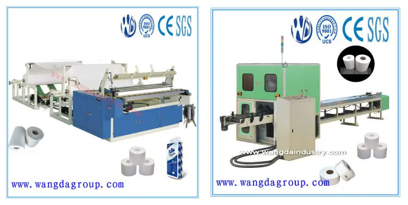 Automatic Toilet Paper and Kitchen Towel Making Machine with Embossing ...