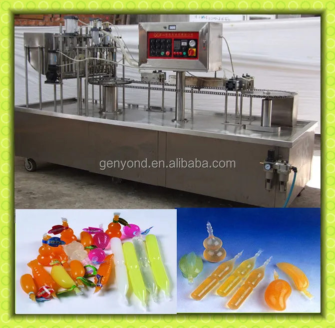 Filling And Sealing Machine For Ice Lolly Or Ice Pop Or Popsicle Yogurt ...