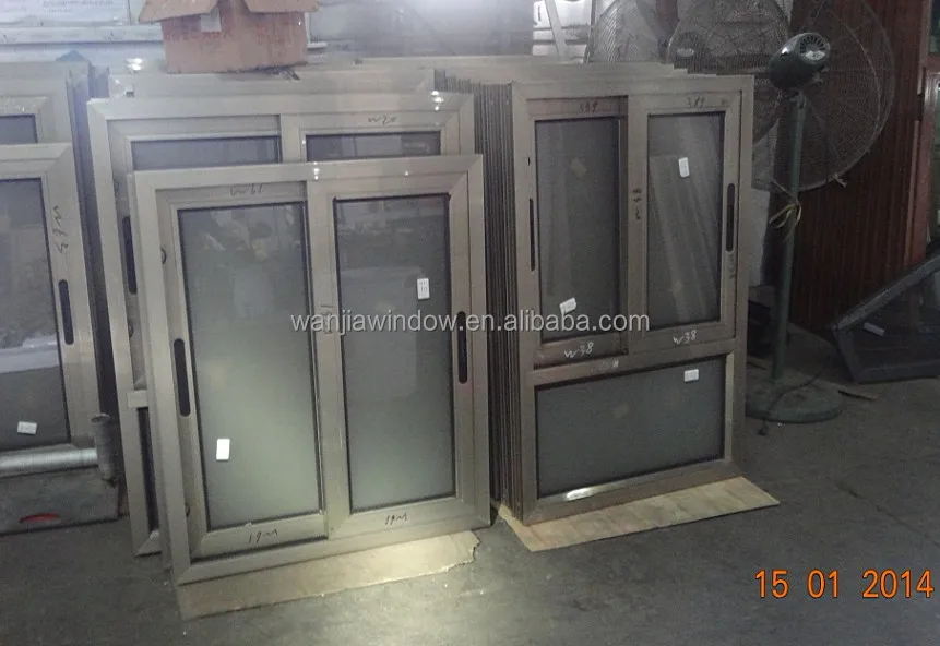 Anodized Bronze Aluminium Window Frame And Glass - Buy Aluminium Window ...