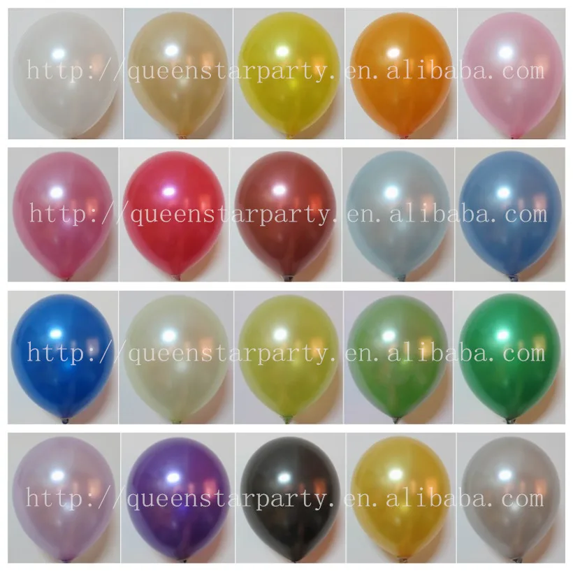 Natural Latex Balloons Party Balloons Metallic Color - Buy Latex ...