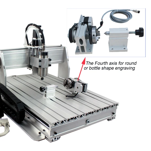 Desktop Mini 6040 Homemade 4 Axis Cnc Mill For Sale - Buy 4 Axis Cnc ...