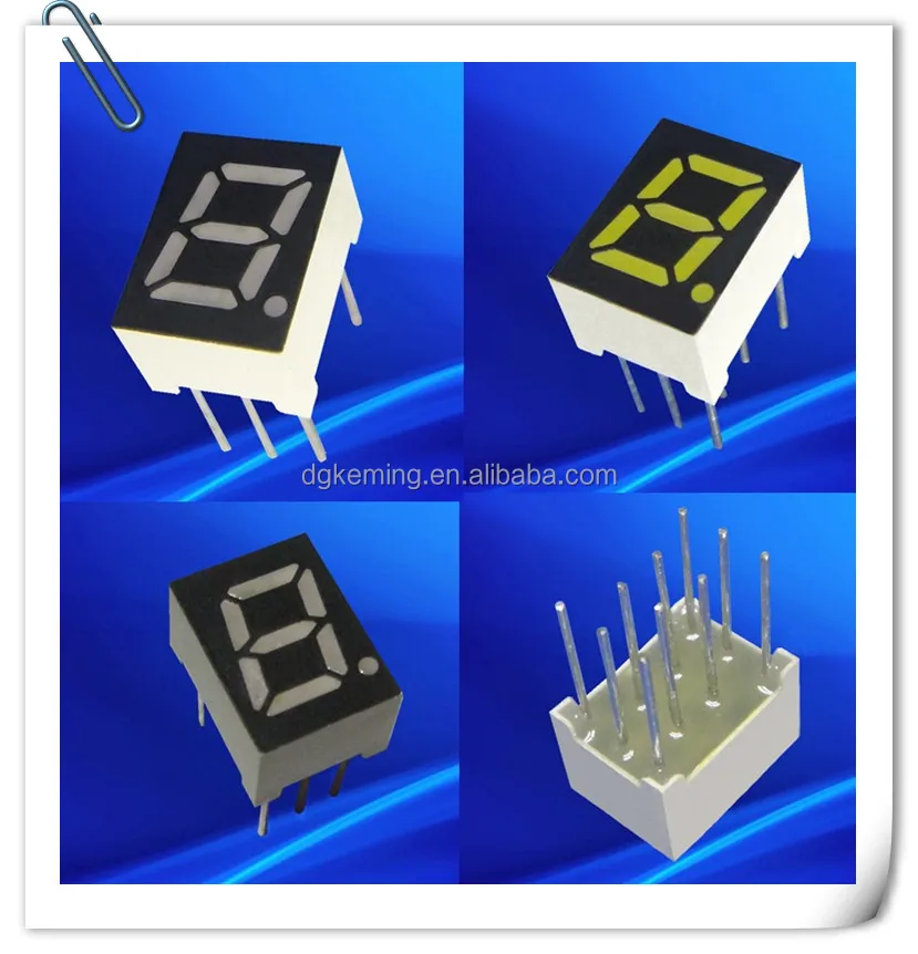 0.28 Inch Through-hole Display Integrated Circuits 1 Digit Small 7 ...