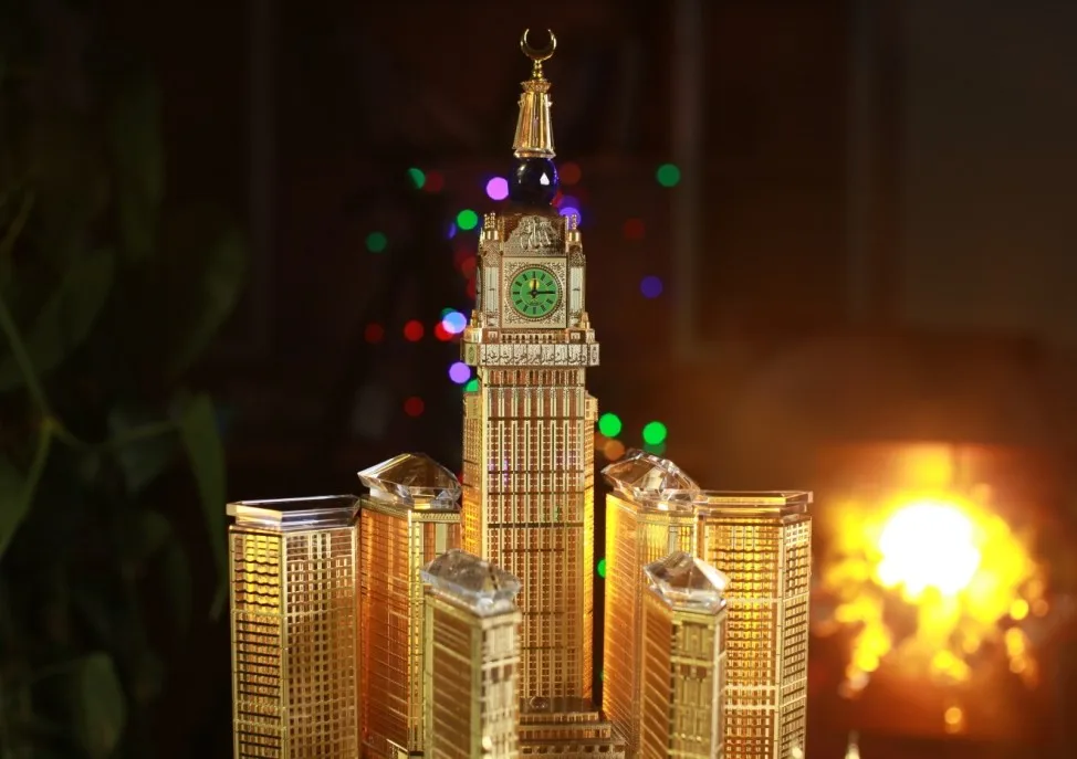 Makkah Clock Tower - Buy Crystal Decorations,Clock Tower Model,Remadan ...