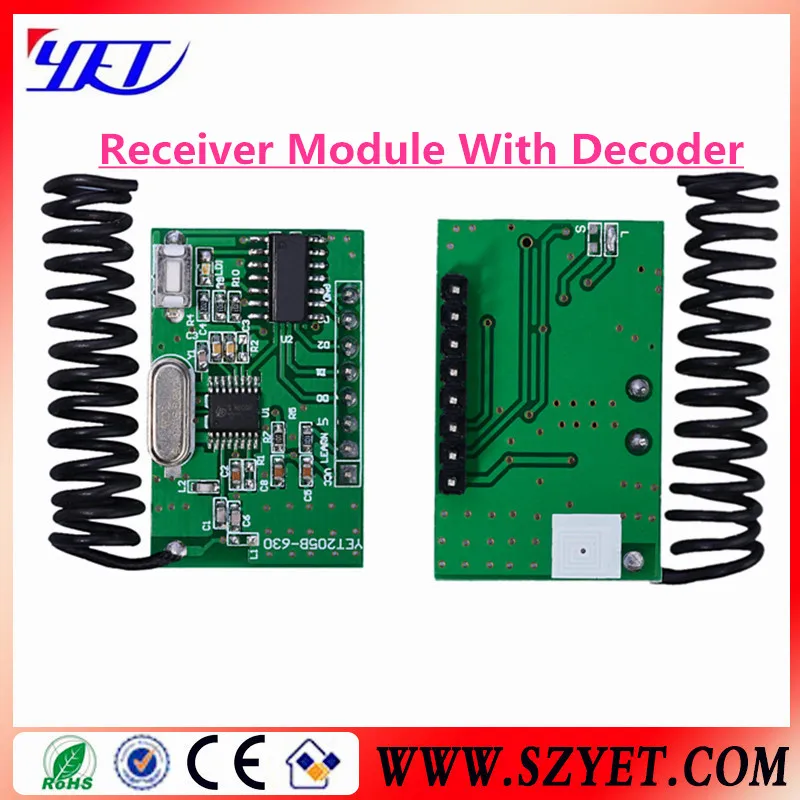 Ev1527 Decode 433mhz Receiver Module Yet205b-630 - Buy Ev1527 Decode 433mhz Receiver Module ...