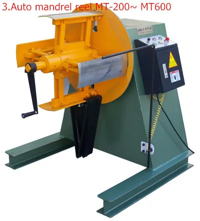 Heavy Duty Automatic Decoiler With Pressing Arm For The Metal Coils ...