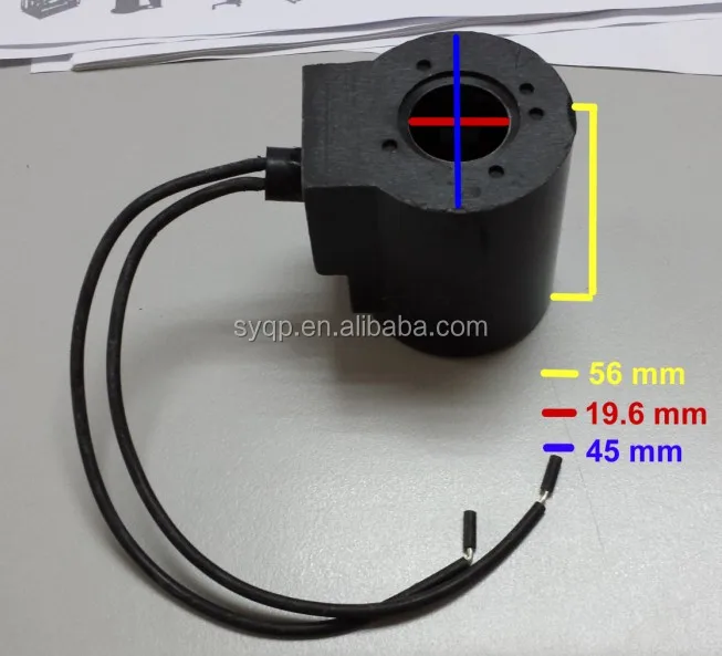Round Solenoid Coil 24v,Inner Diameter 20mm,Height 52mm Class H - Buy ...
