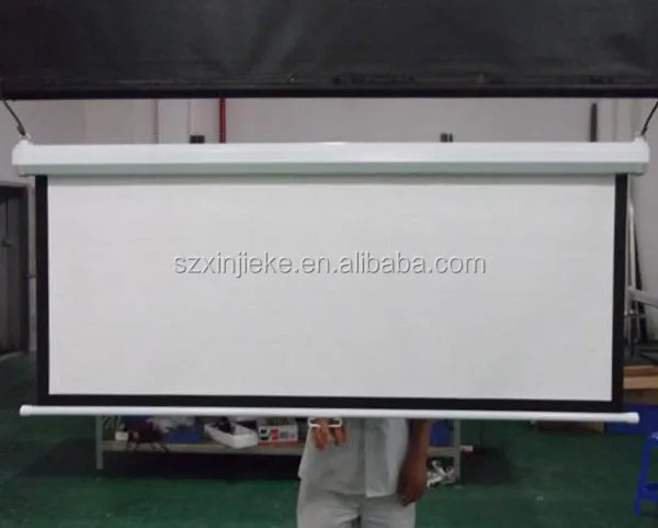 Layar Proyektor Overhead Gantung Langit-langit/layar Proyektor Manual ...