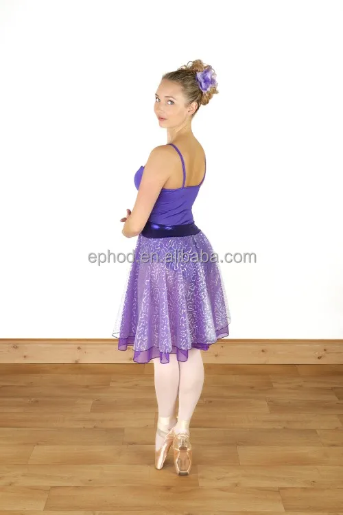 Purple Ballet Tutu Dress /dance Leotard Dance Costumes Epa-012 - Buy ...
