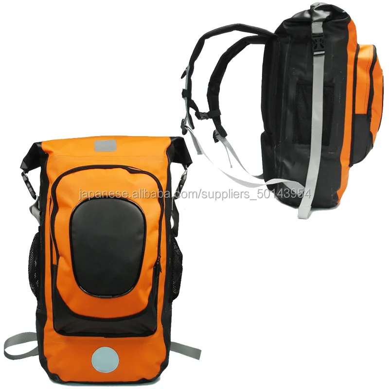 Orange Color Waterproof Backpack For Camping Hiking Bag - Buy Wholesale ...