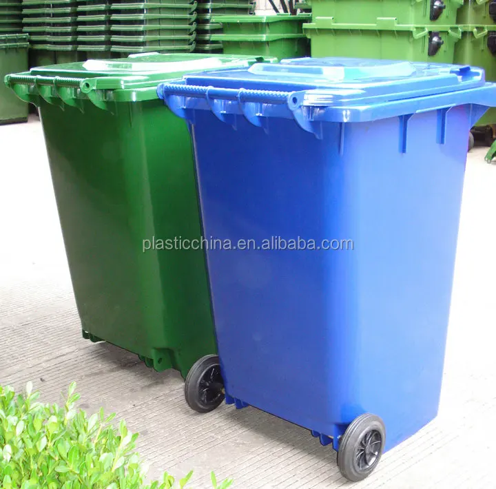 Plastic Wheelie Bin 120l/240l/360l/660l/1100l Plastic Mobile Garbage ...
