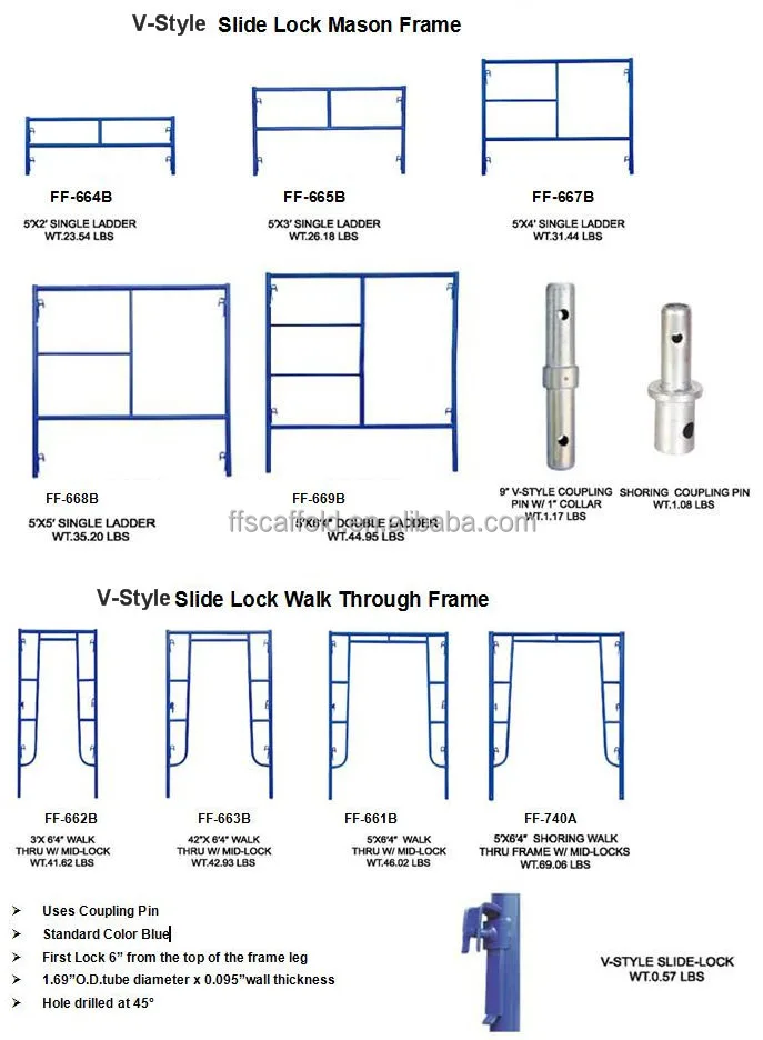 Walk Through H Frame Scaffolding - Buy Frame Scaffolding,H Frame Scaffolding,Walk Through Frame ...