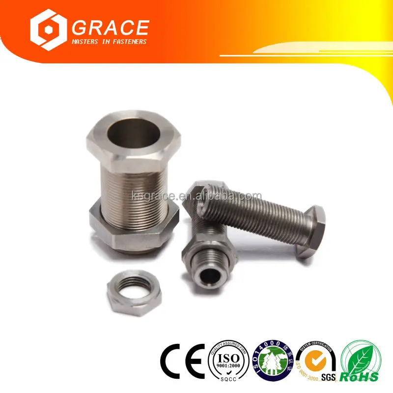 316L Stainless Steel Hex Head Hollow Bolt - ISO Standard