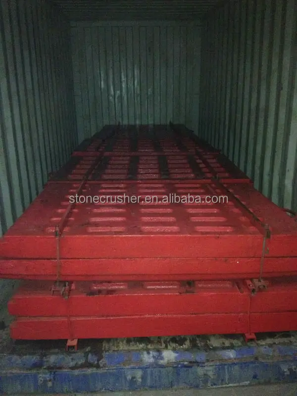 Qj240 Extec C10 Jaw Plate Tail Tooth Corrugated Tooth Die Liner Oem ...