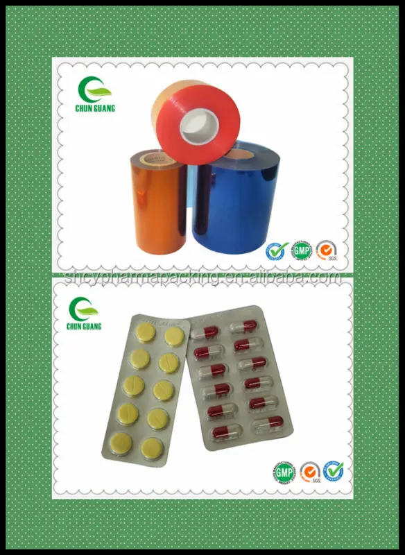 3 Layers Pvc/pe/pvdc Film For Pharmaceutical Blister Packaging - Buy ...