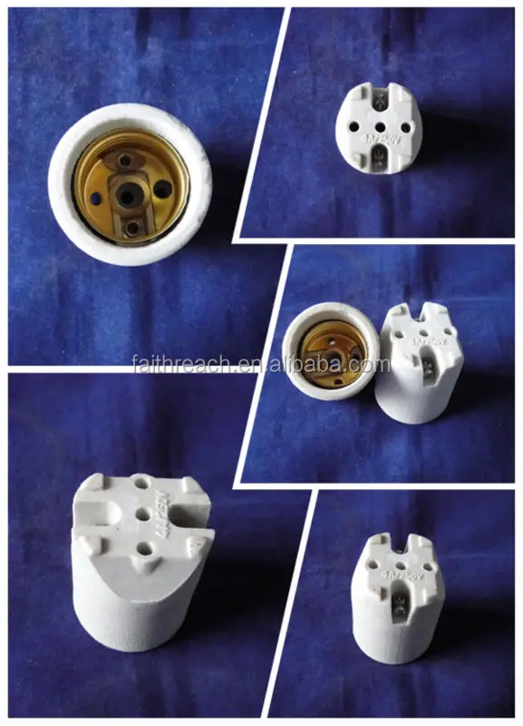 Ce Rohs Listed South American Ceramic Screw Shell Porcelain E27 ...