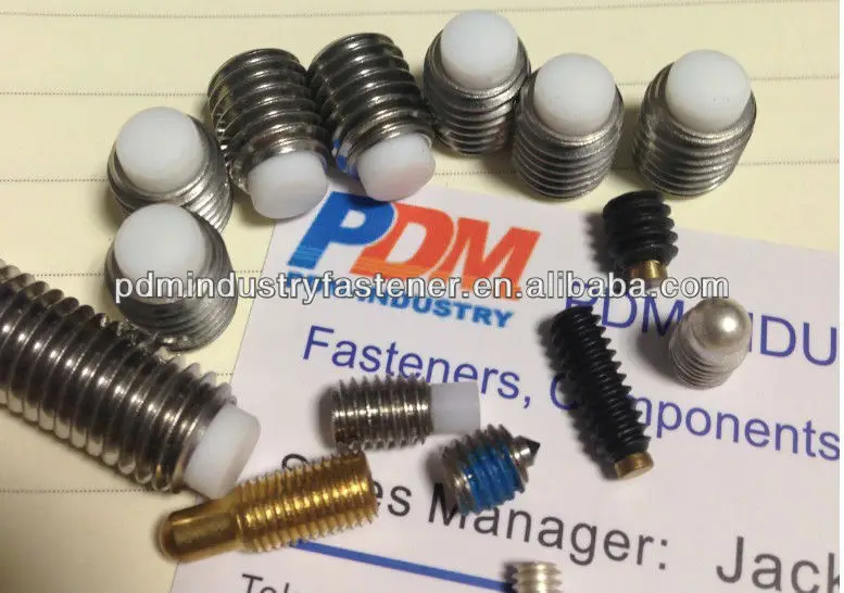 Green Nylon Tip Socket Set Screw M3*4mm - Buy Nylon Tip Set Screw,Green ...