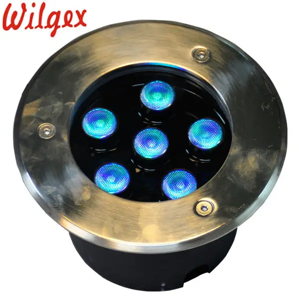 Ip68 6x3w Solar Recessed Rgb Led In-ground Driveway Lights - Buy Led In ...