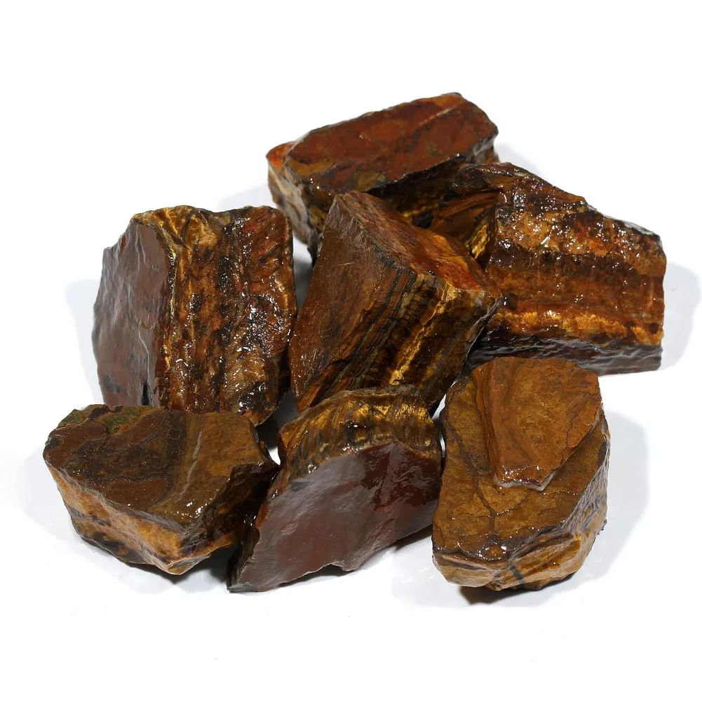 Pure Natural Tiger Iron Rough Gemstone/healing Stone As Gift - Buy ...