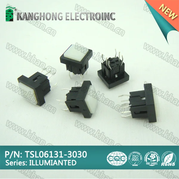 6*6mm LED Tact Switch,momentary Led Touch Button Switches Tactile ...