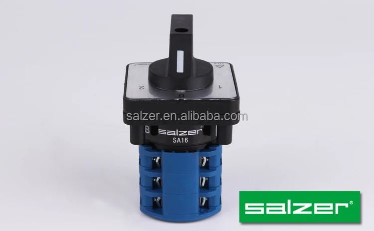 Salzer Sa16 16 Amp 1-0-2 3pole 61027 Rotary Cam Switches Change Over ...