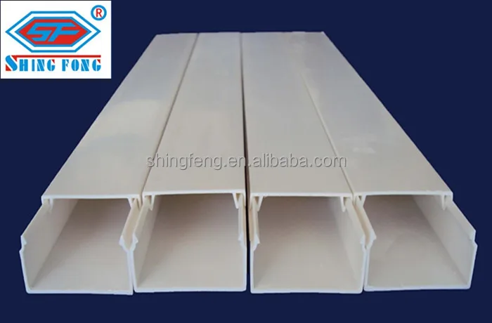 White PVC Wireway For Cable Electrical Duct, View pvc wireway, SF ...