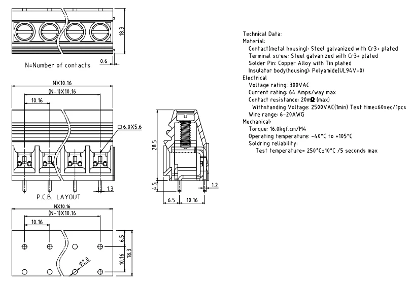 Krone Terminal Block - Buy Telephone Terminal Block,Terminal Blocks ...