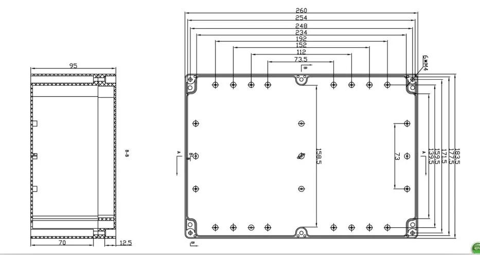 Outdoor Router Cable Box - Waterproof Modem Enclosure Universal ...