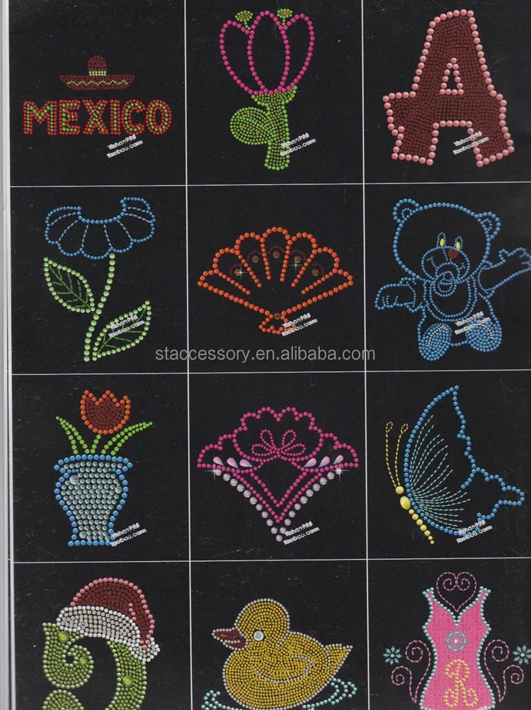 Hotfix Stencils Rhinestone Design Patterns - Buy Hotfix Stencils ...