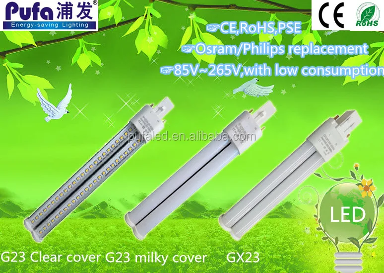 Ce Rohs 5w 9w 12w Uv Lamp G23 Led Pl Light Bulb G24 G23 Base - Buy Uv ...