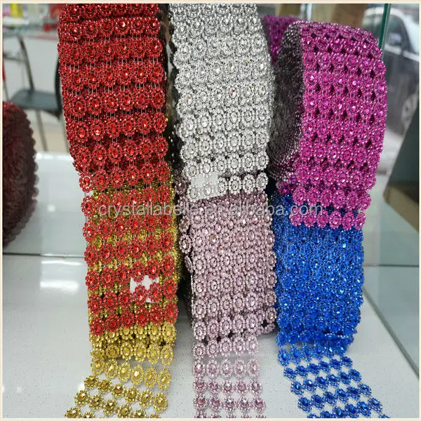 Crystal Mesh For Crystal Diamond Mesh Decoration - Buy High Quality ...