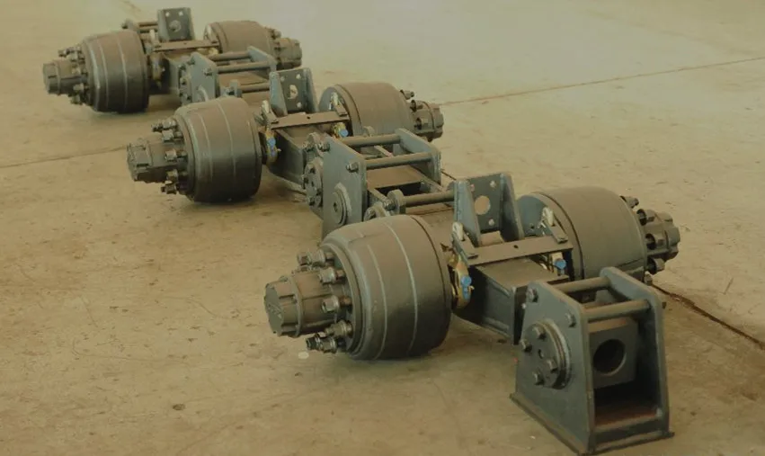 Heavy Duty Swivel Axle Bogie Rigid Trailer Suspension Cantilever ...