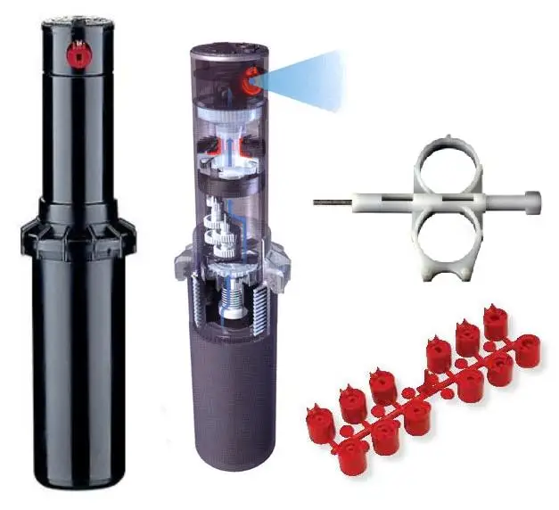 Garden Sprinkler Irrigation System Water Pop Up Rotary Sprinkler - Buy ...