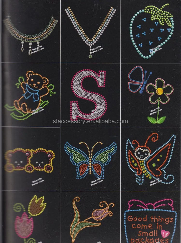 Hotfix Stencils Rhinestone Design Patterns - Buy Hotfix Stencils ...
