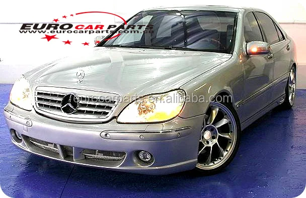 S Class W220 S65 S63 Bodykit With Front Bumper Side Skirt Rear Bumper ...