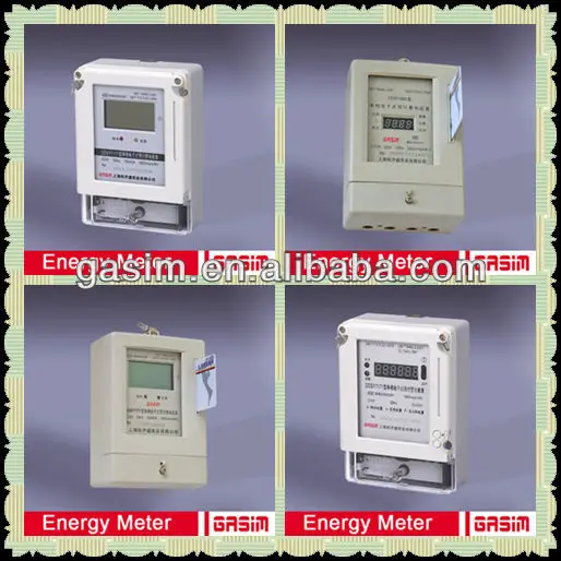 Single Three Phase Mechanical Types Of Electric Power Energy Meter ...