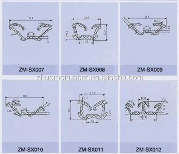 Flexible Window Glass Run Channel With Flock Lining - Buy Window Glass ...