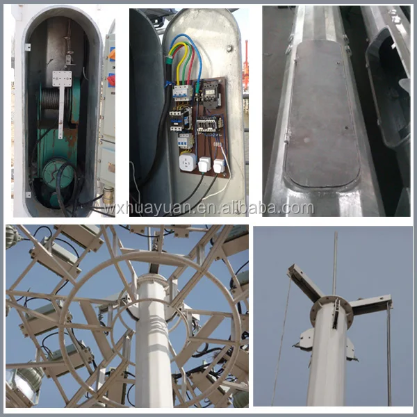 30m High Steel Mast For Large Square,Telescopic Antenna Mast Street ...