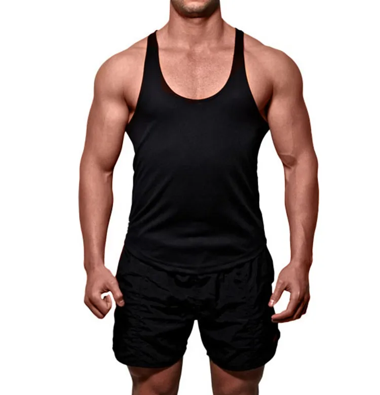 Wholesale Plain White Stringer Y Back Tank Tops - Buy Stringer Tank Top ...