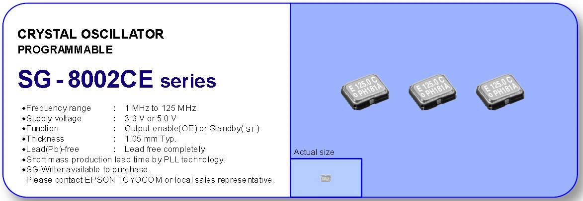 새로운 본래 Sg-8002ce 시리즈 5.000mhz 수정같은 진동자 - Buy 크리스탈 발진기,Sg-8002ce,5.000mhz Product on Alibaba.com