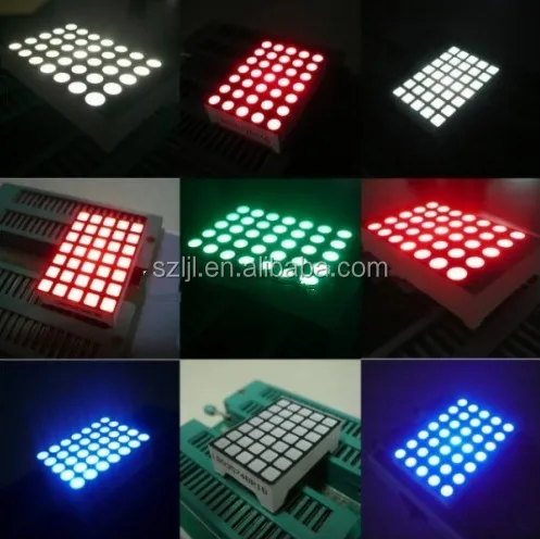 Indoor Unit Module Blue Led Matrix 5x7 Array With 1.9mm Dot - Buy Led ...
