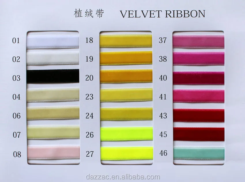 6mm Velvet Ribbon Wholesale - Buy Velvet Ribbon,Velvet Ribbon Wholesale ...