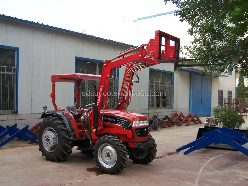 Tractor Backhoe Loader with Pallet Forks - Versatile & Durable