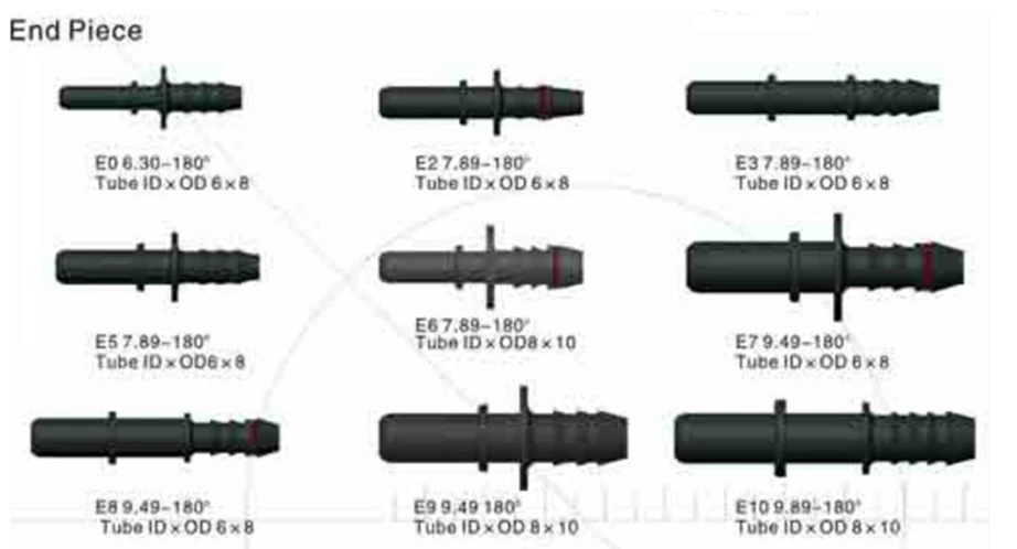 7.89mm-ID6 3 Ways Auto Fuel Line Plastic Pipe Quick Connector, View ...