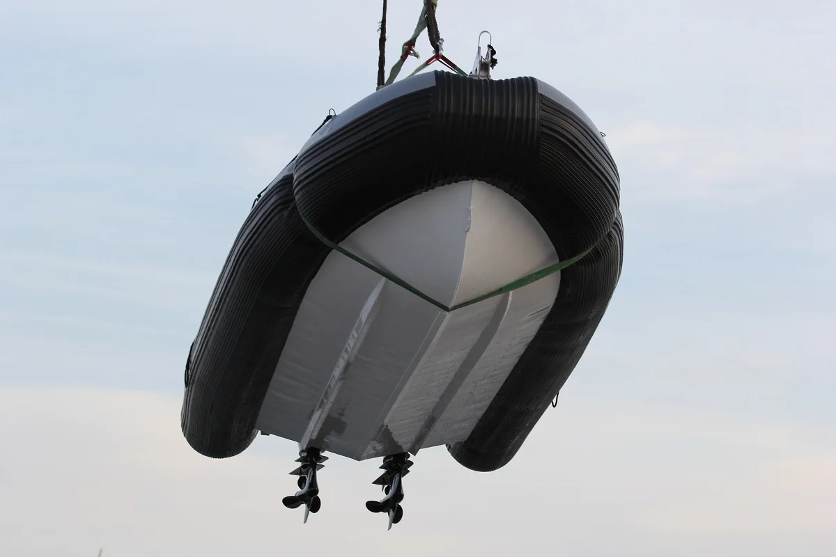19ft Aluminum Hull Rib Inflatable Rubber Hypalon Or Pvc Rescue Boat ...