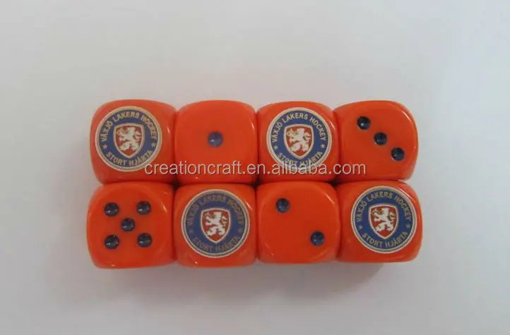 6 Different Colors 16mm,19mm Dice-red,Yellow,Blue,Green,Orange,Purple ...