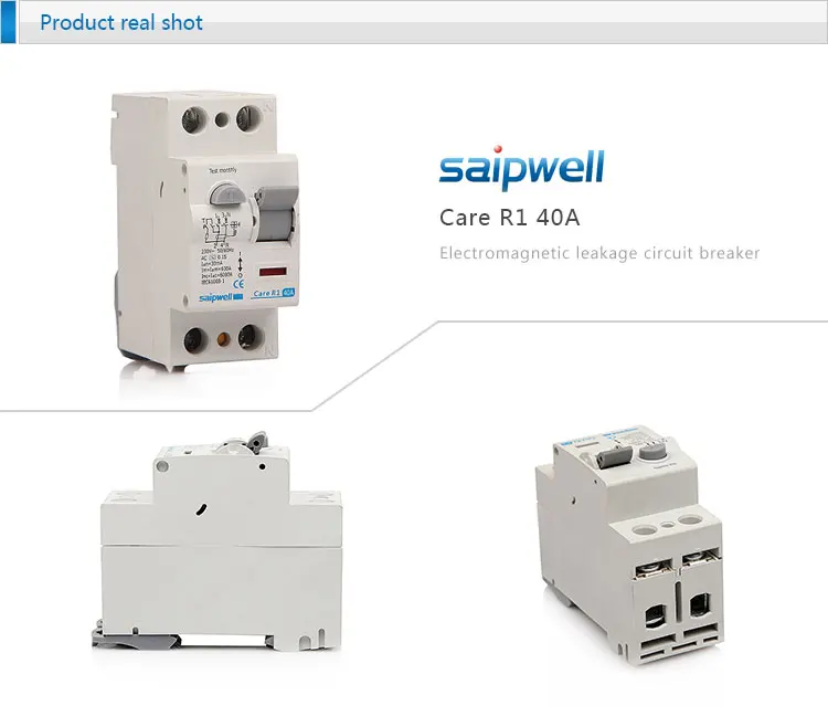 Rccb Residual Current Circuit Breaker 40a 4p 30ma Rccb - Buy 40a 4p ...