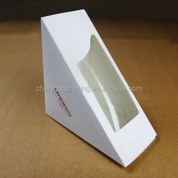 High Quality Cardboard Triangle Sandwich Packaging Box Wholesale With ...