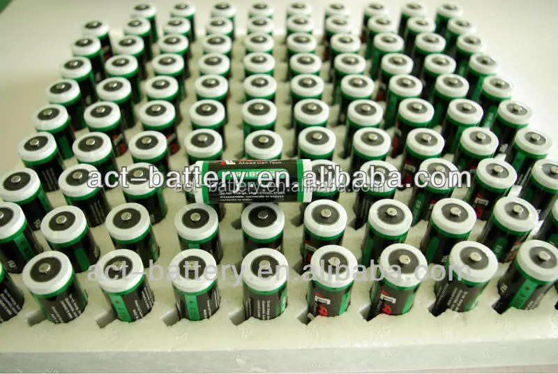 Li-socl2 3.6v Battery C Size 9000mah Lithium Battery Replace Of ...